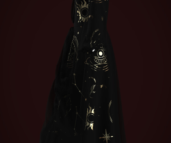 ArtStation - 3D MYSTICAL DRESS | Resources