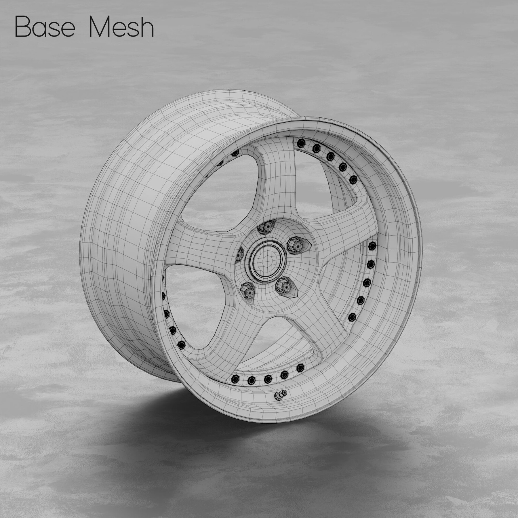 ArtStation - SSR SP1 Rim/Wheel 3D Model | Resources
