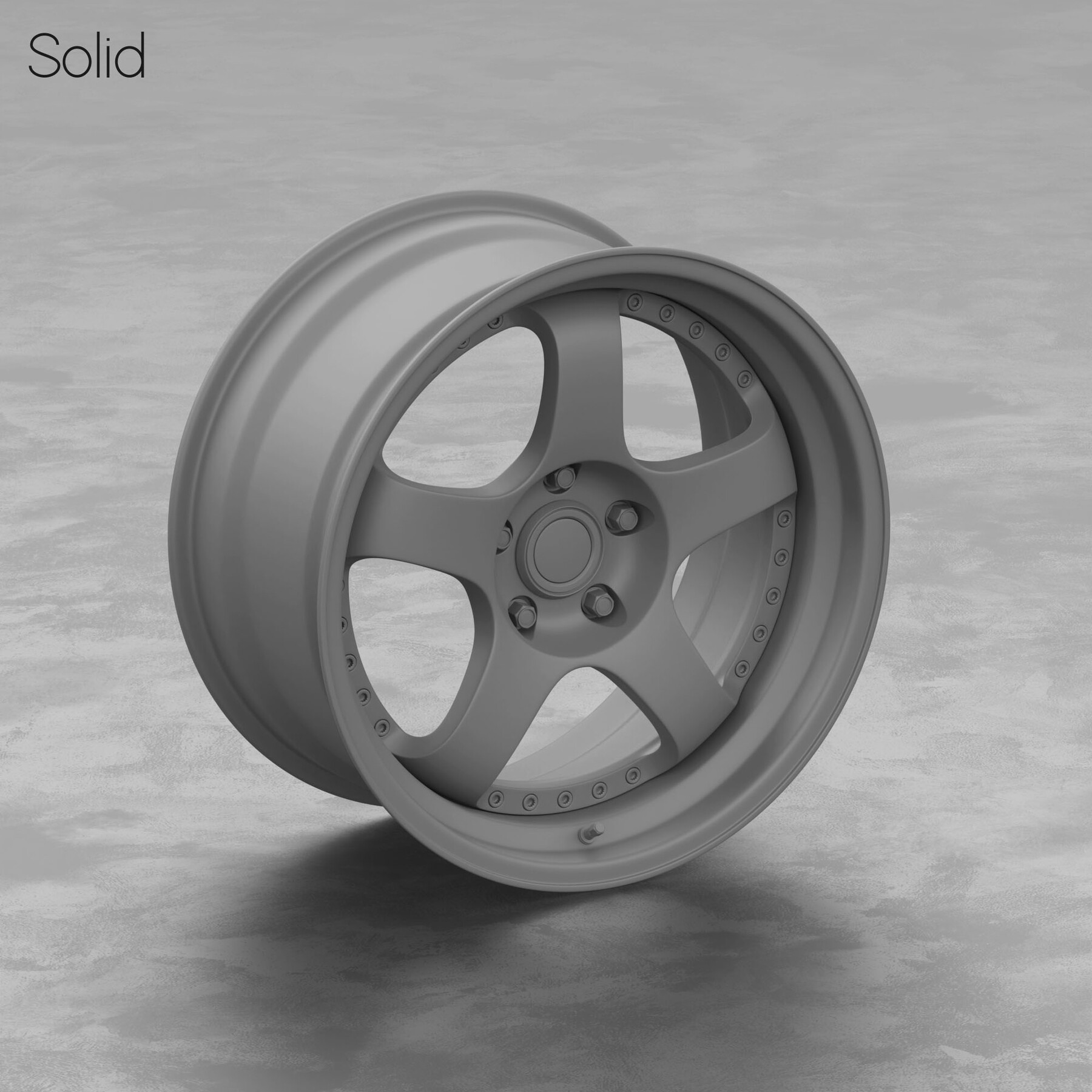 ArtStation - SSR SP1 Rim/Wheel 3D Model | Resources