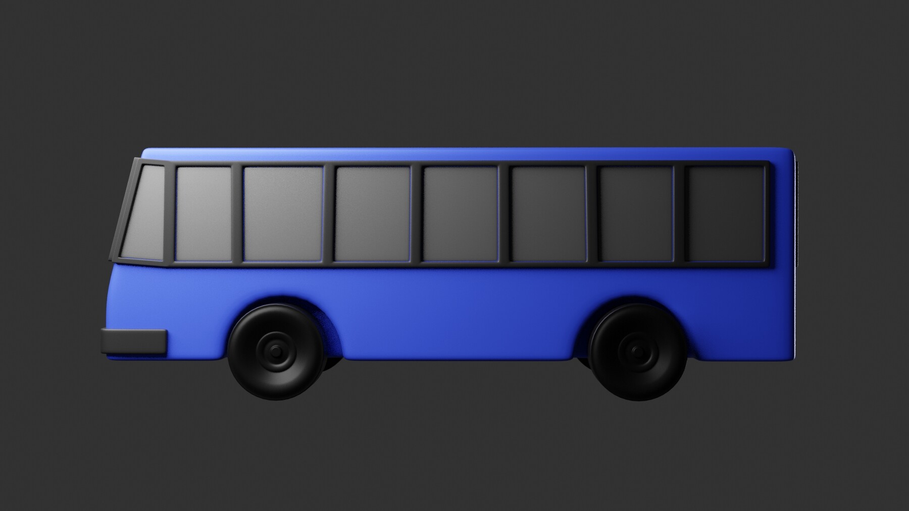 ArtStation - Bus 3D Model | Resources