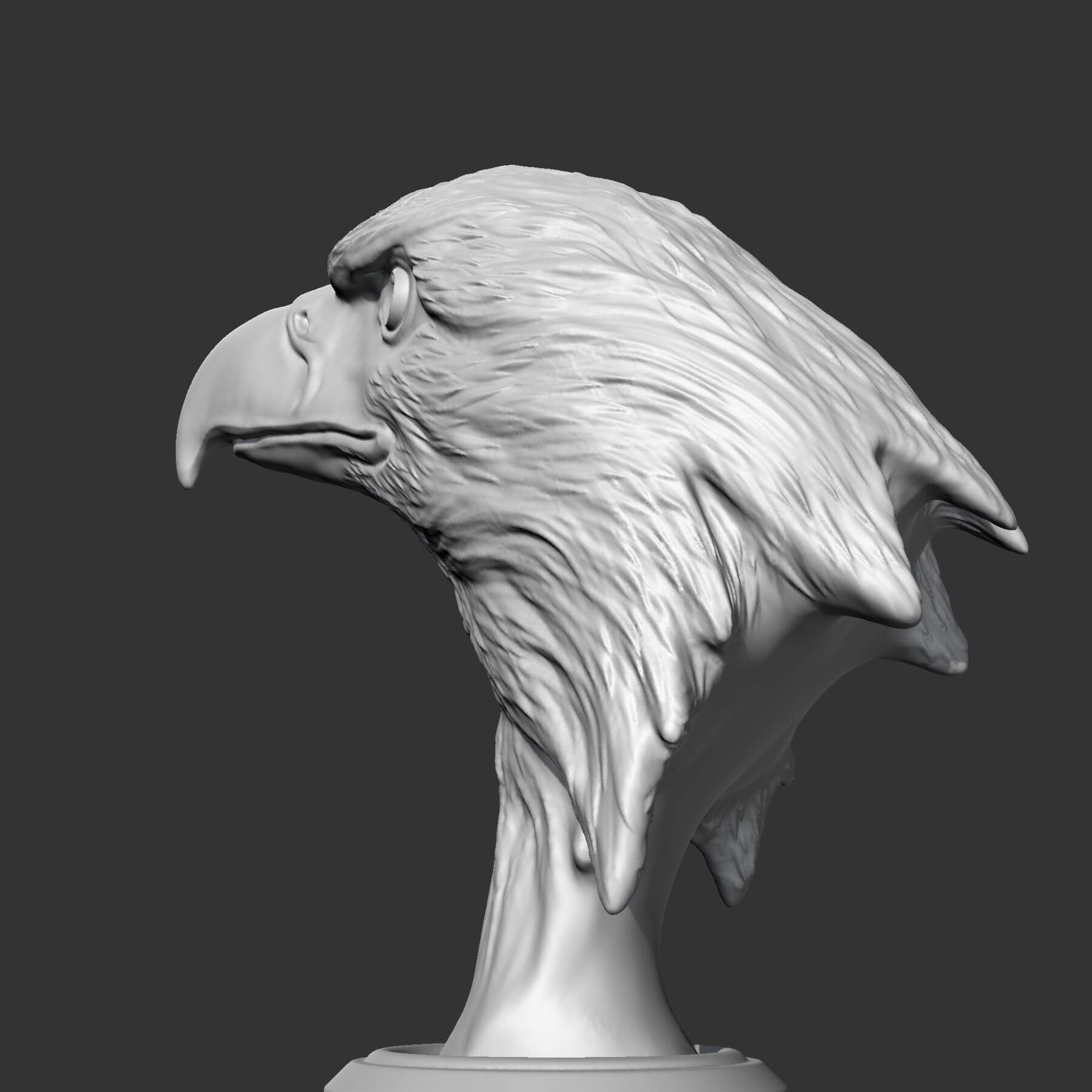 ArtStation - Bald Eagle Head AM07 3D print model | Resources