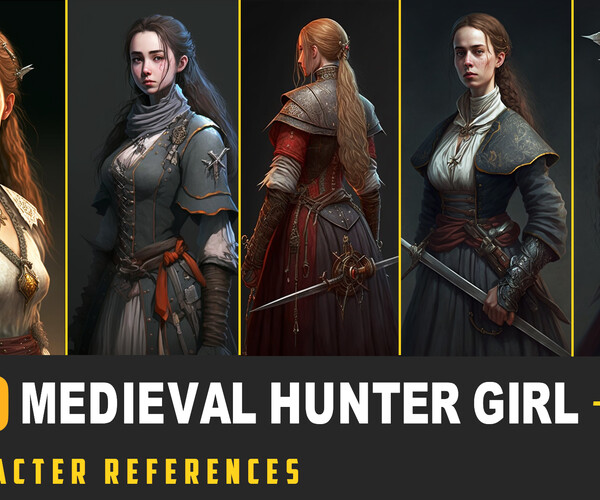 ArtStation - Medieval Hunter Girl Reference Images | Artworks