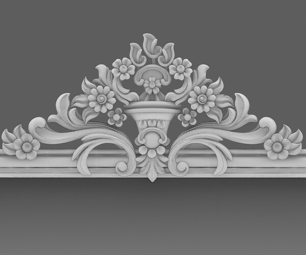 ArtStation - classic carved frame 01 | Resources