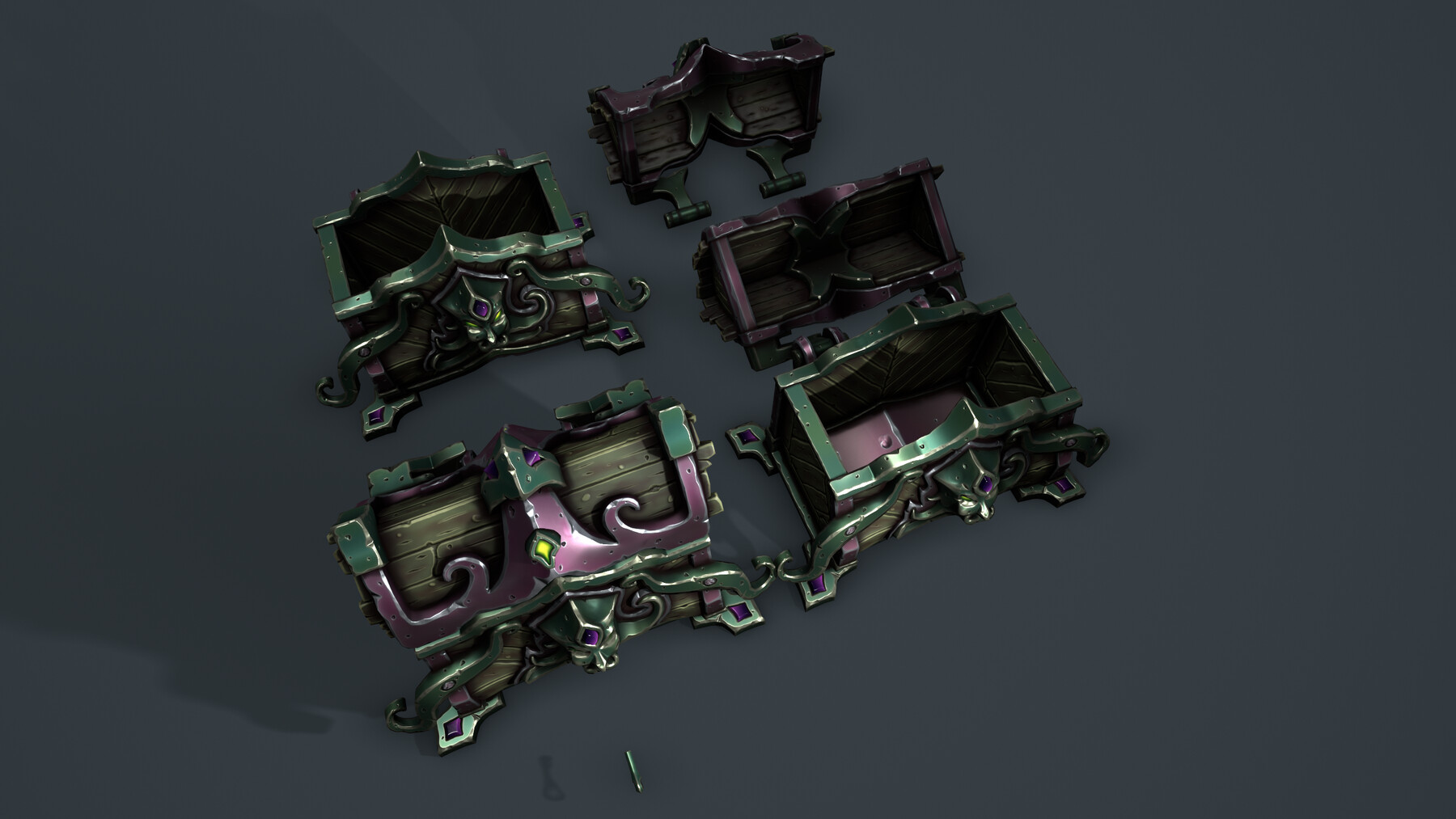 ArtStation - Ancient chest | Game Assets