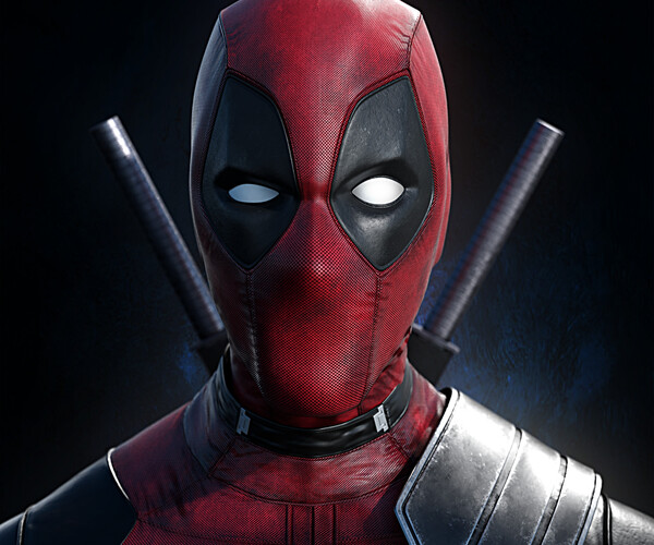 ArtStation - Deadpool Rigged Realtime | GameRess - Blender Eevee 3D ...