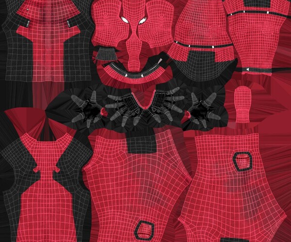 ArtStation - Deadpool Rigged Realtime | GameRess - Blender Eevee 3D ...