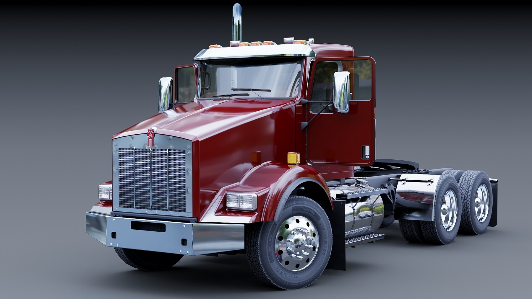 ArtStation - Kenworth T800 Semi Truck | Game Assets
