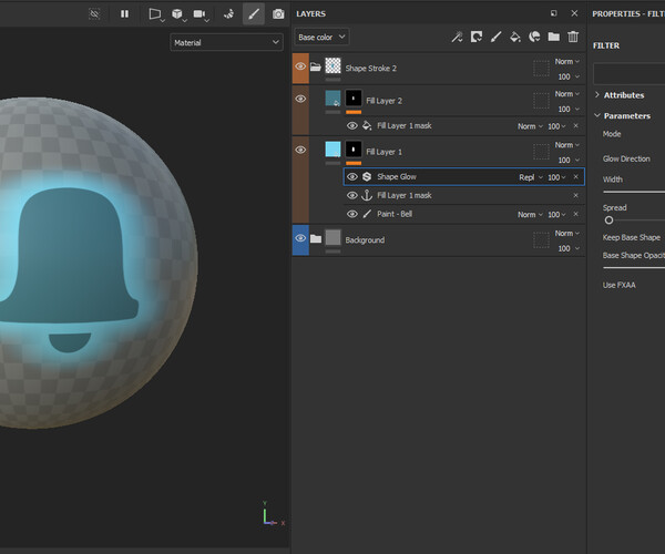 ArtStation - Shape Glow - Substance Painter Filter | Resources
