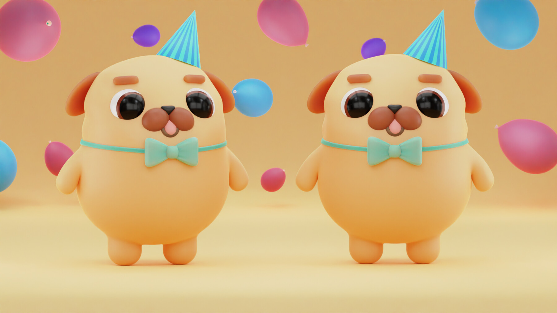 ArtStation - Cute Dog 3D model for game printing etc | Resources