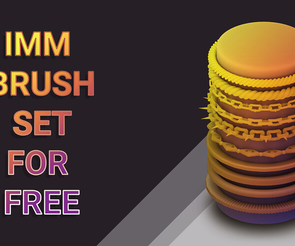 ArtStation - Free IMM Brush Set | Brushes