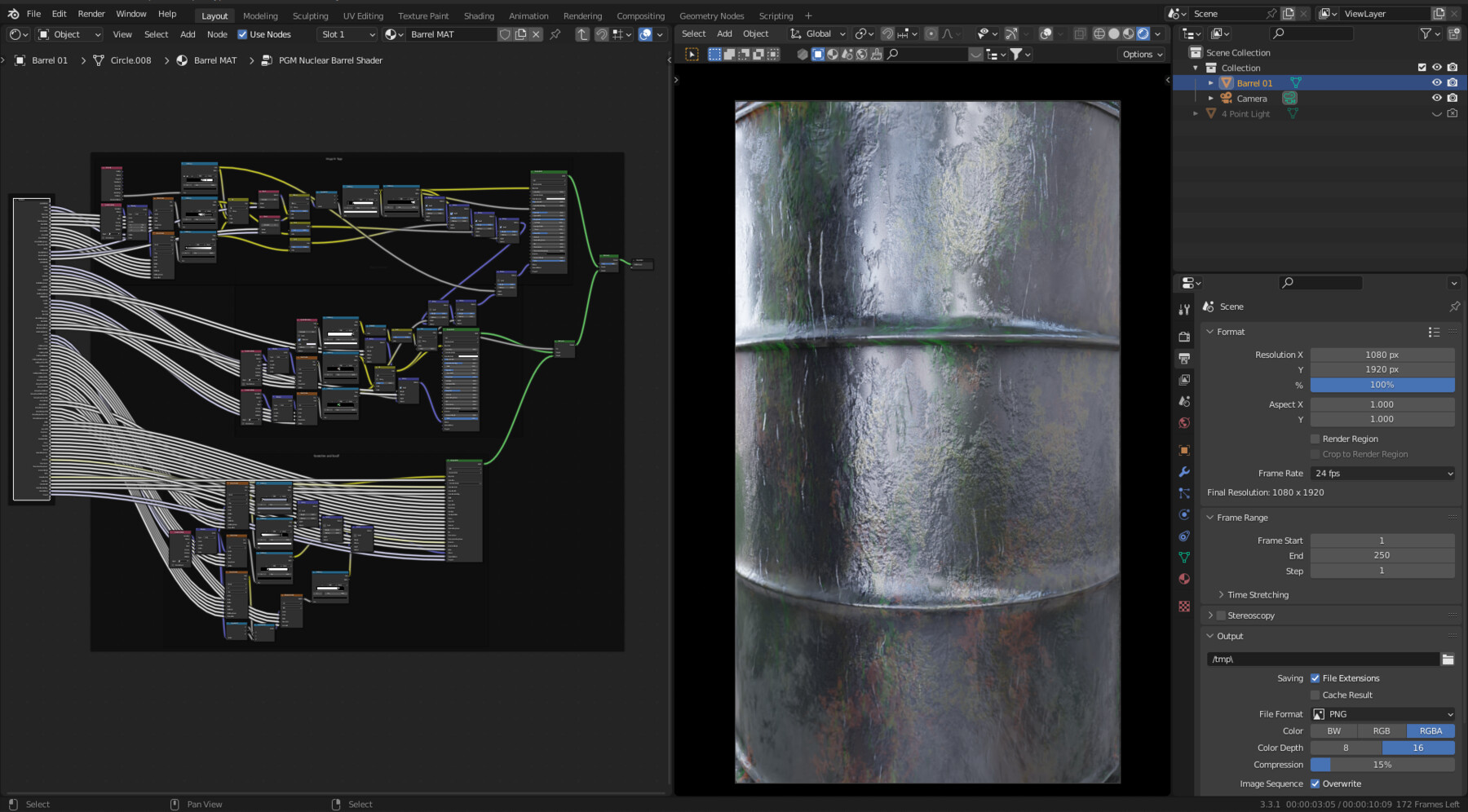 ArtStation - PGM Pro Shaders; Nuclear Worn Metal | Resources