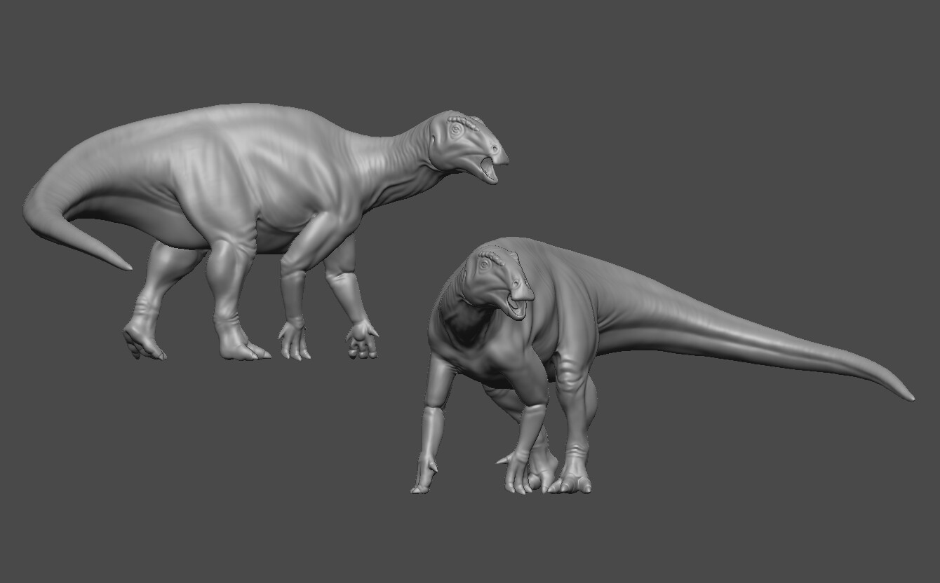 ArtStation - Dinosaur Pose 07 | Resources