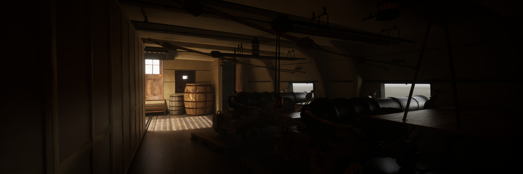 ArtStation - Sailing/Pirate Ship INTERIOR - 3D Model for Concept Art ...