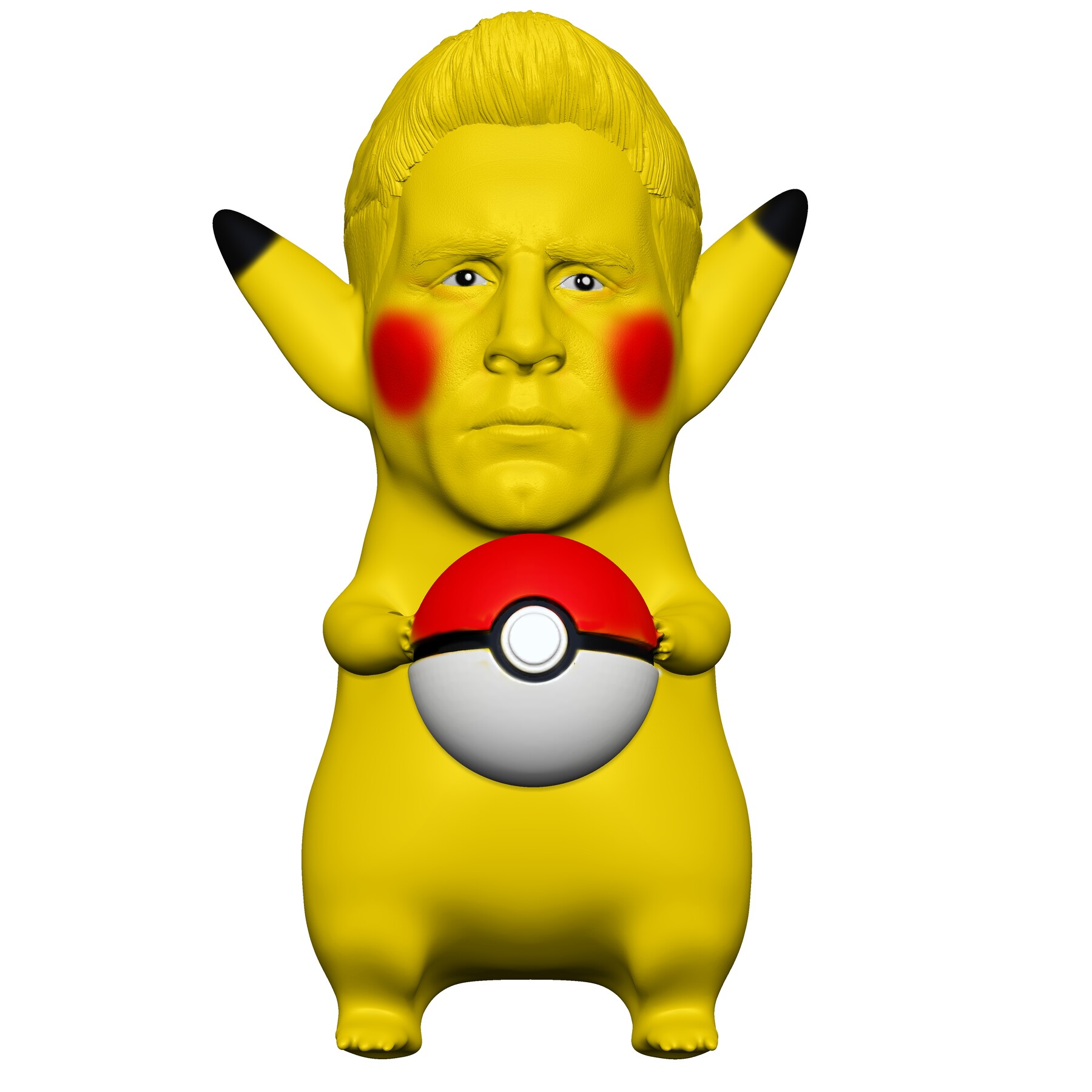 ArtStation - MESSICHU PIKACHU CON CABEZA DE MESSI | Resources