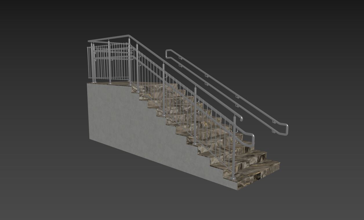 ArtStation - Stairs set 8 pcs | Resources