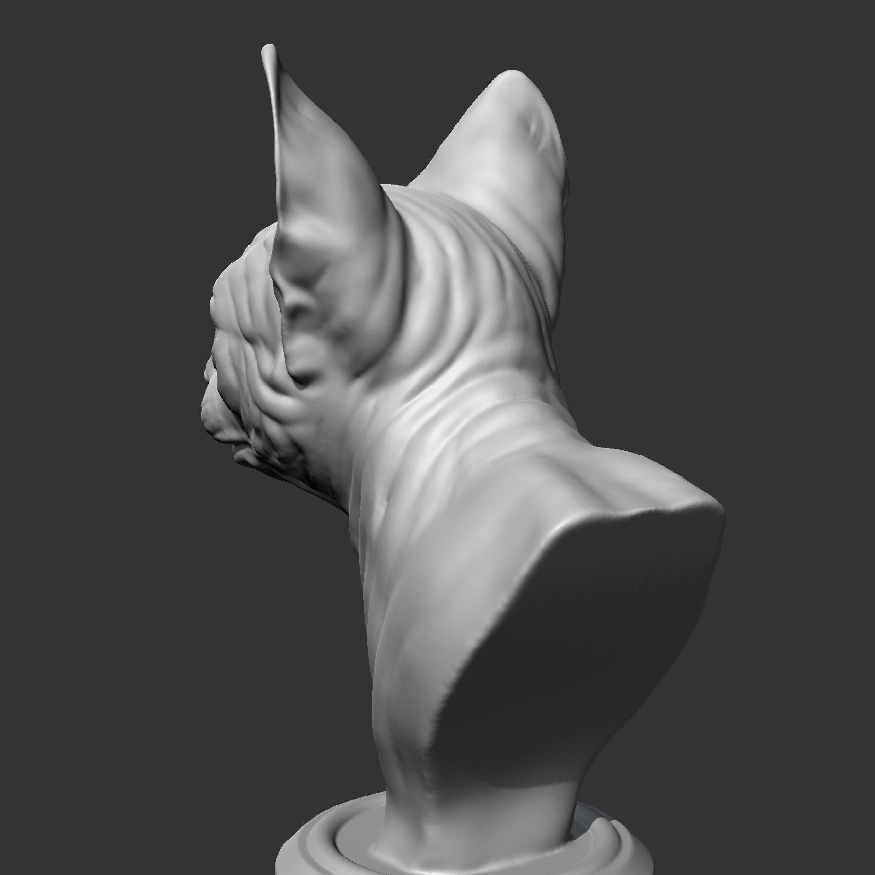 ArtStation - Sphynx Cat Head AM08 3D print model | Resources