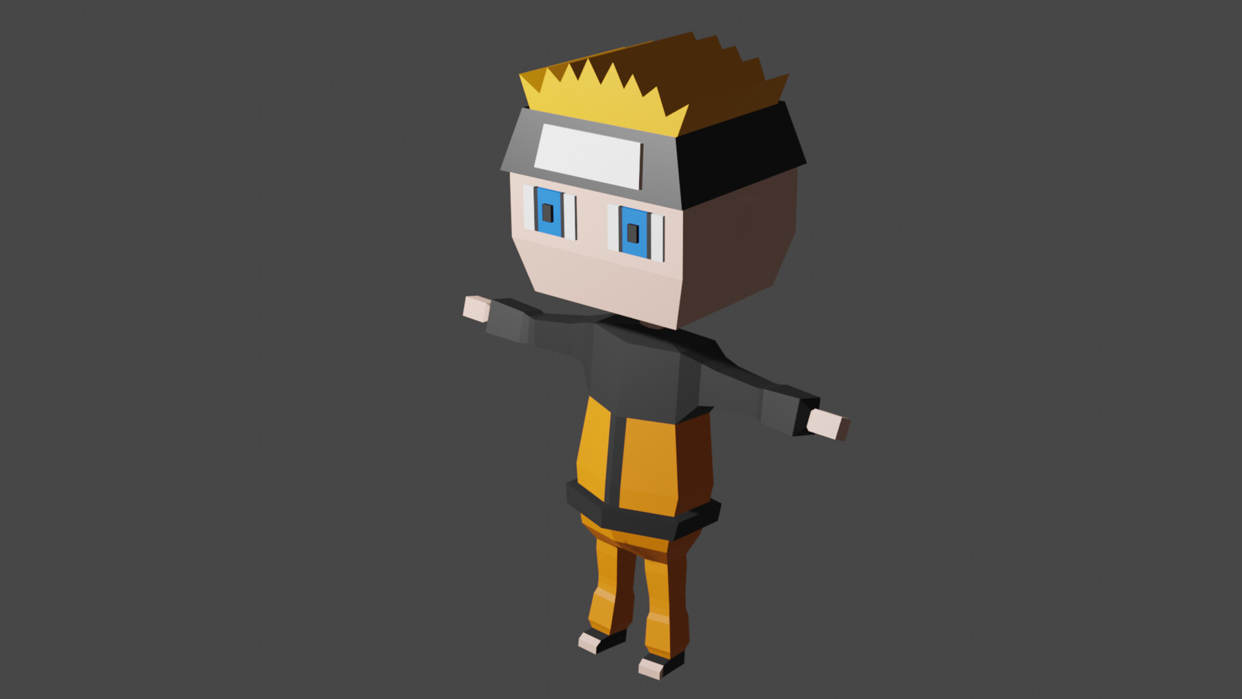 ArtStation - CARTOON NARUTO MODEL 3D | Resources