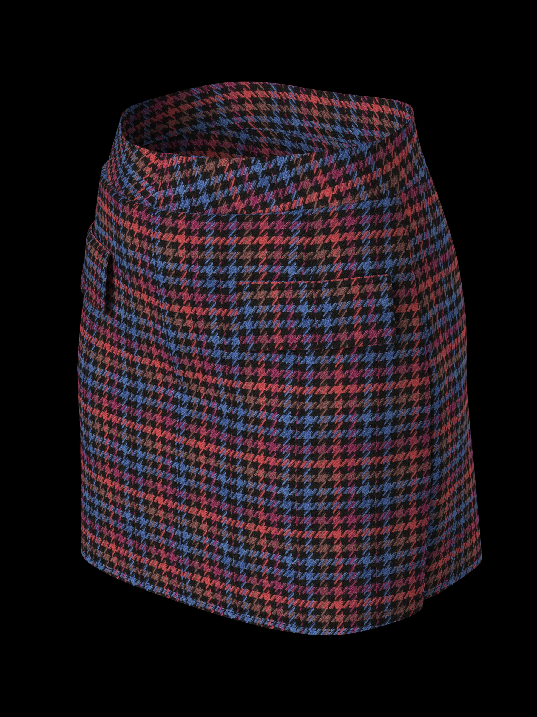 ArtStation - 3D PLAID PATTERNED MINI SKORT | Resources