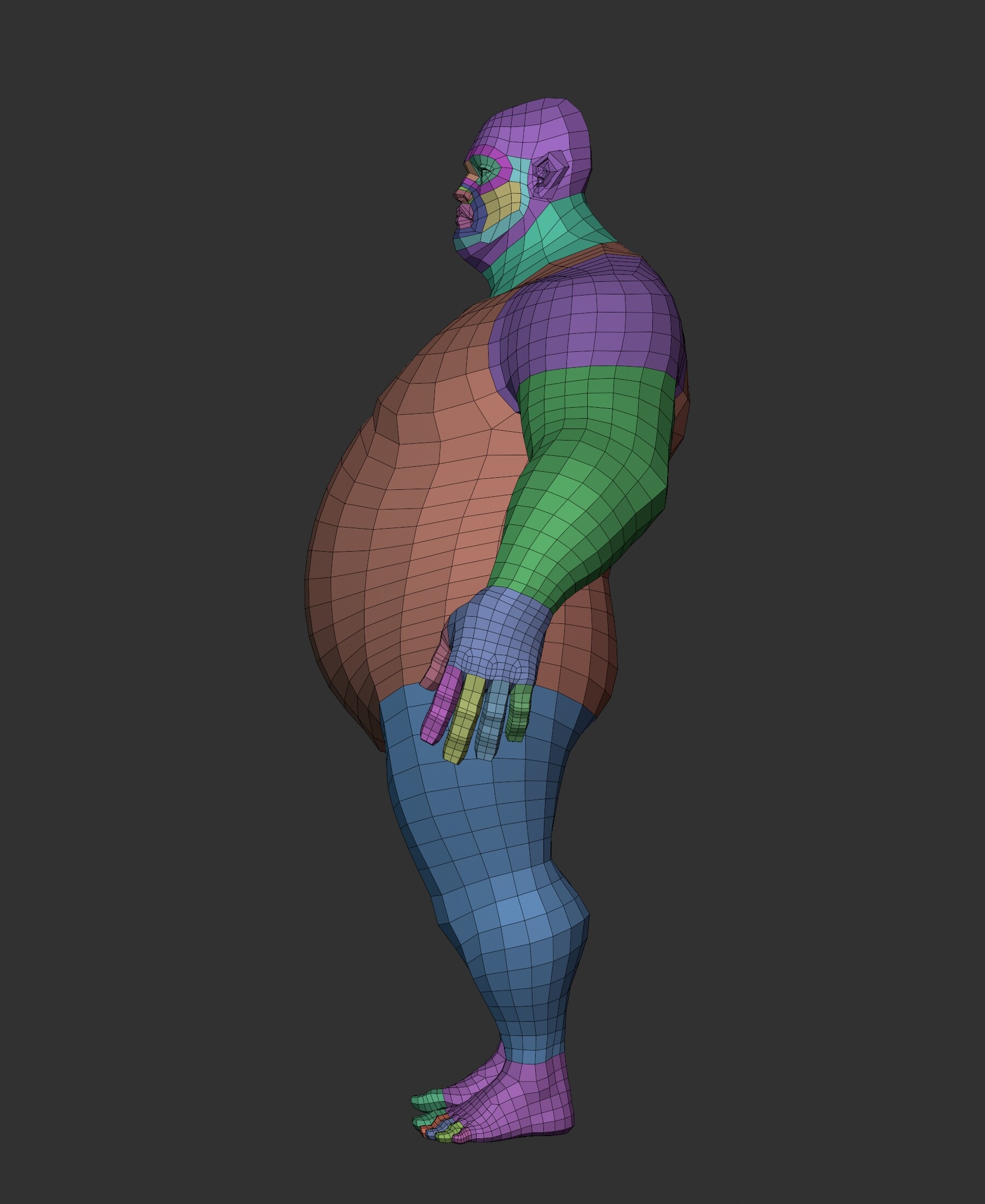 ArtStation - Stylized Fat Lowpoly Basemesh | Resources