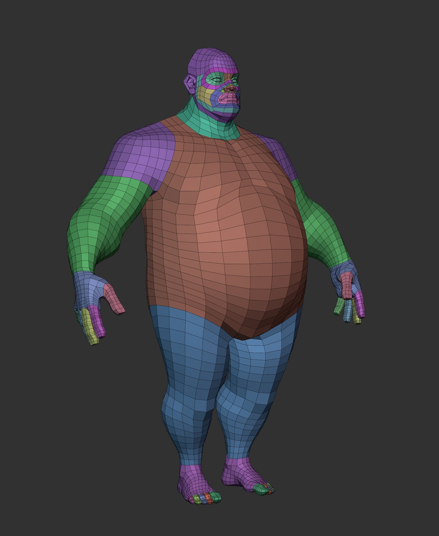ArtStation - Stylized Fat Lowpoly Basemesh | Resources