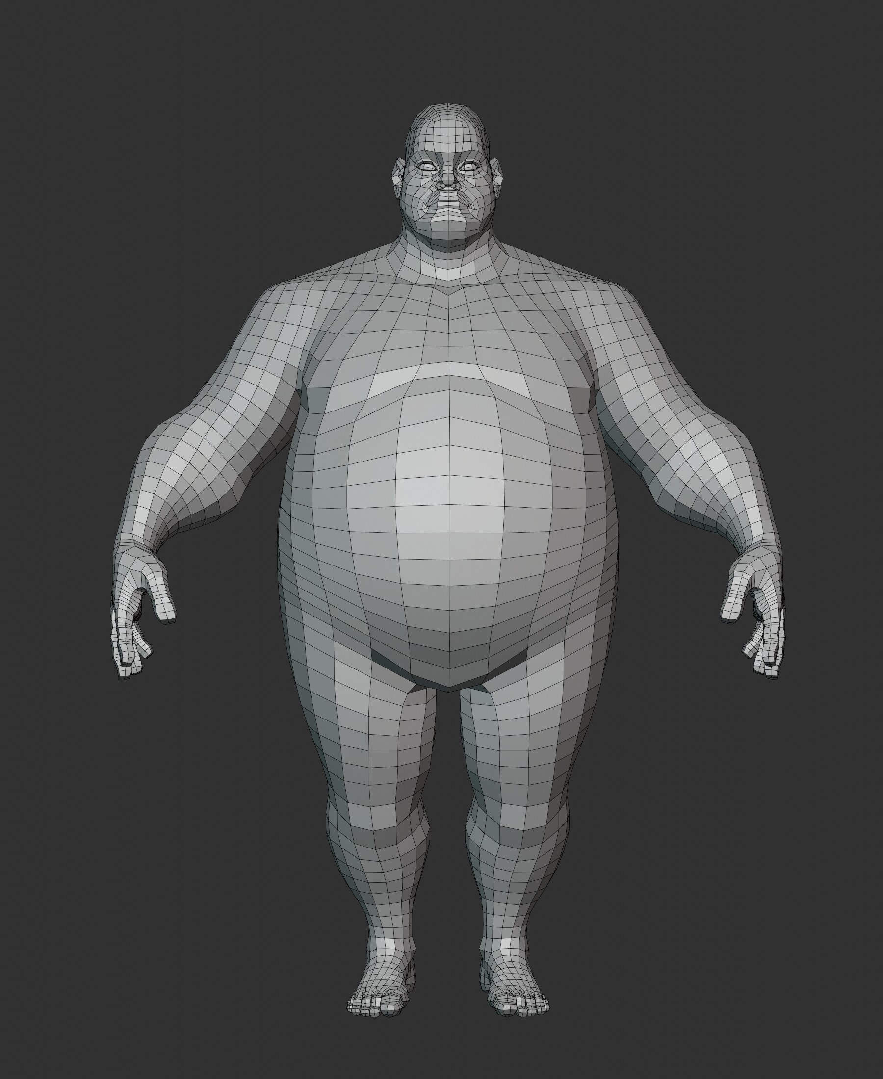 ArtStation - Stylized Fat Lowpoly Basemesh | Resources
