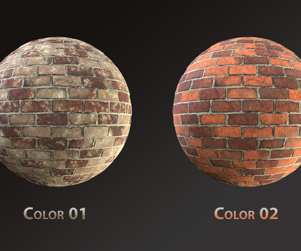 ArtStation - 36 Brick material | Resources