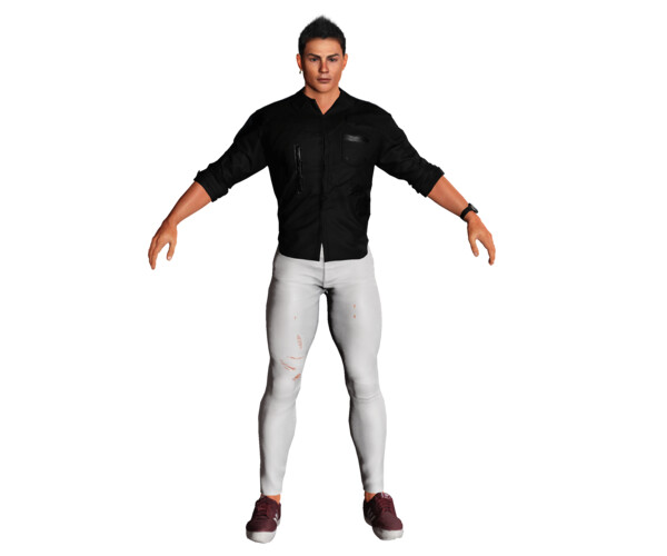 ArtStation - CRISTIANO RONALDO 3D MODEL- RIGGED GAME READY CHARACTER ...