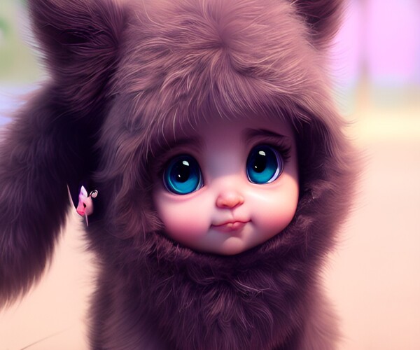 ArtStation - baby funny cute character 10k image womboart | Artworks