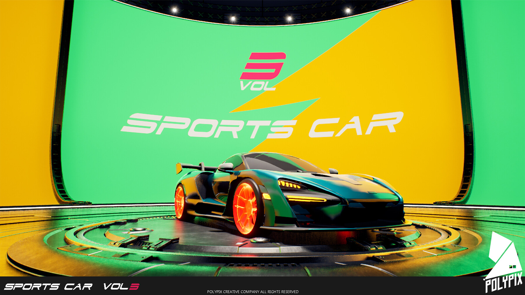 ArtStation - Sports car VOL_03 Unreal Engine 5 Asset Pack | Game Assets
