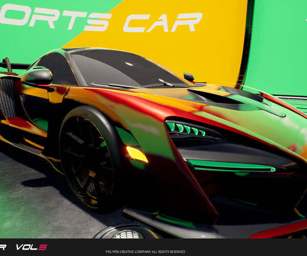 ArtStation - Sports car VOL_03 Unreal Engine 5 Asset Pack | Game Assets