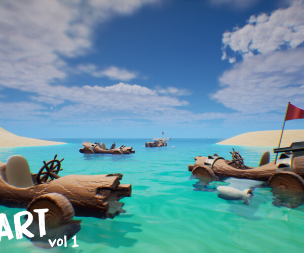 ArtStation - GoCart Unreal Engine 5 Template | Game Assets