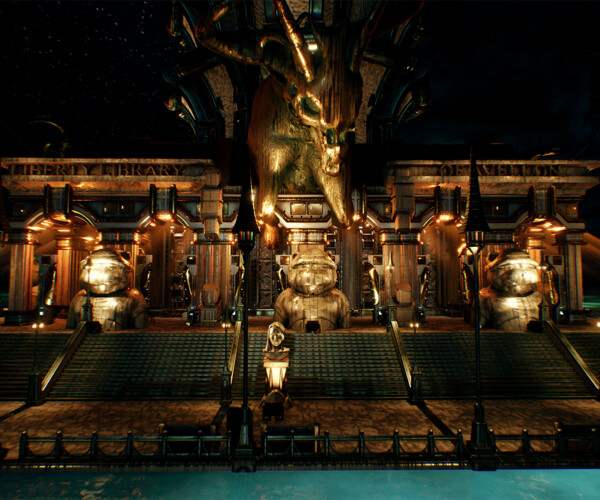 ArtStation - Enchanted Library Unreal Engine 5 Asset Pack | Game Assets