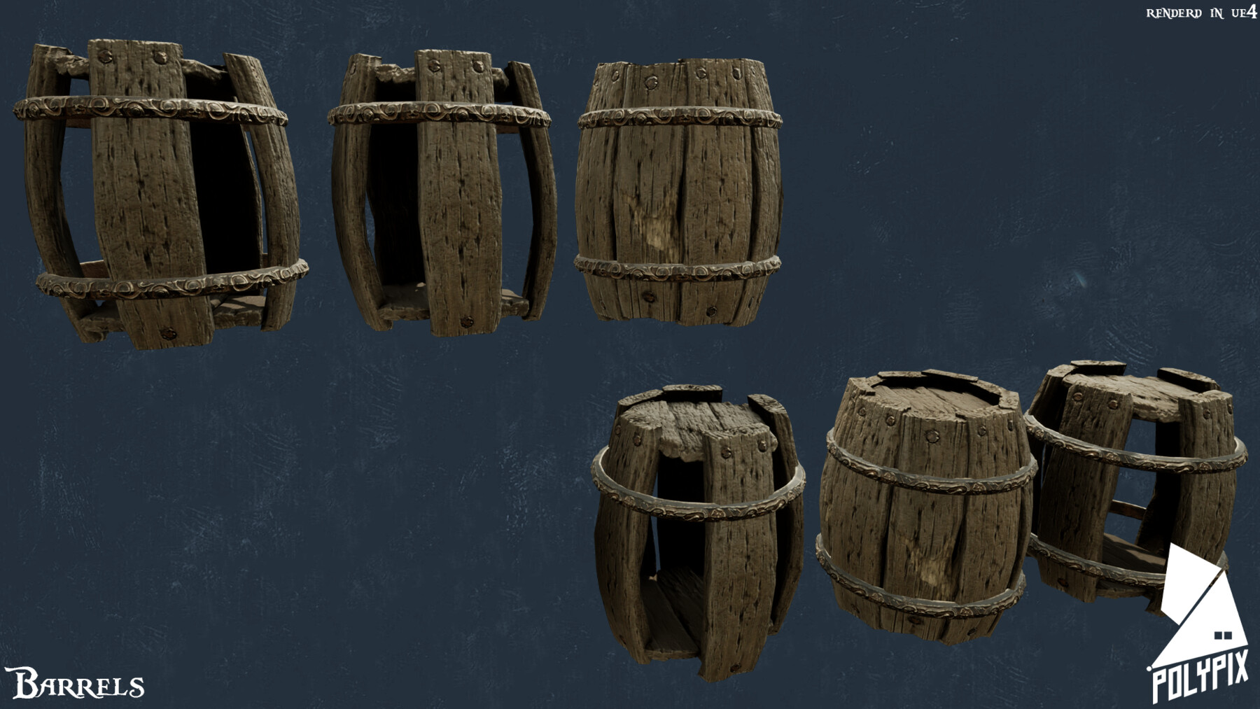 ArtStation - Pirate Props VOL 1 Unreal Engine 5 Asset Pack | Game Assets