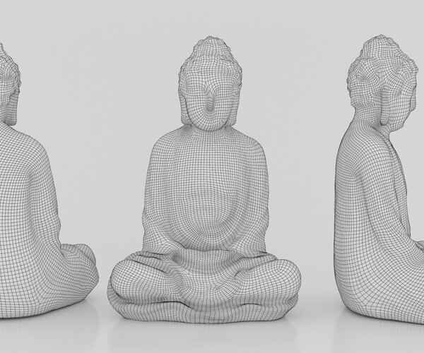 ArtStation - Buddha Statue Clay | Resources