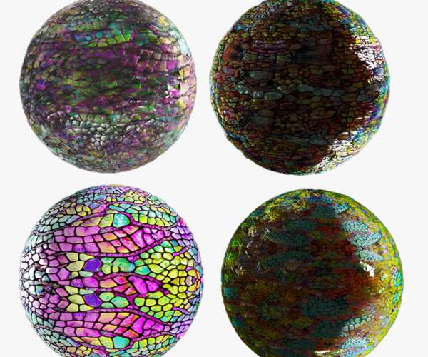 ArtStation - Seamless textures and materials | Magic crystal reptile ...