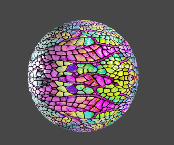 ArtStation - Seamless textures and materials | Magic crystal reptile ...