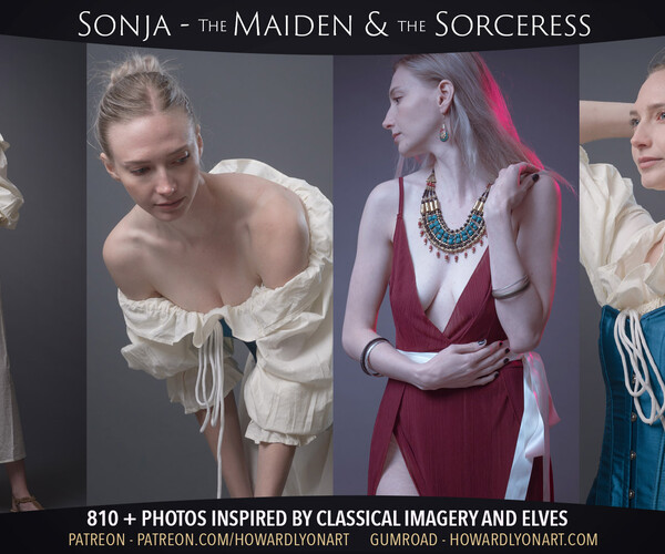 ArtStation - Sonja - The Maiden and the Sorceress | Resources