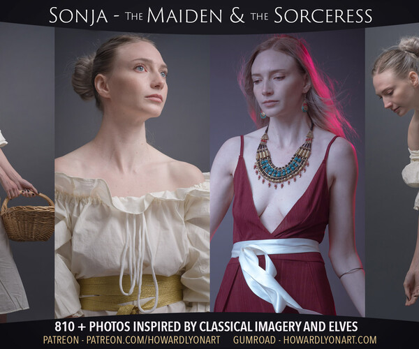 ArtStation - Sonja - The Maiden and the Sorceress | Resources