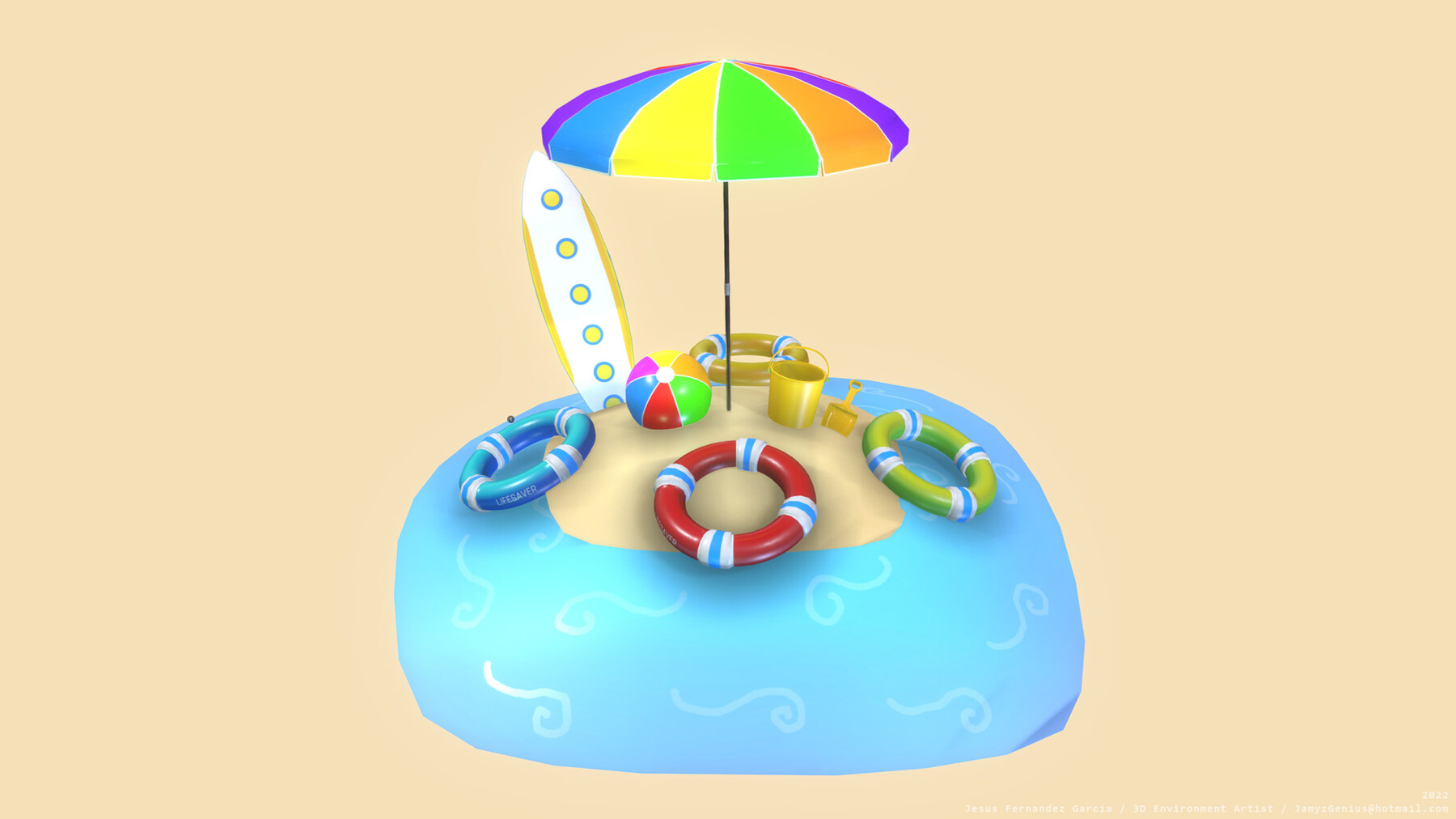 ArtStation - Beach Props Pack JFG V2 | Resources