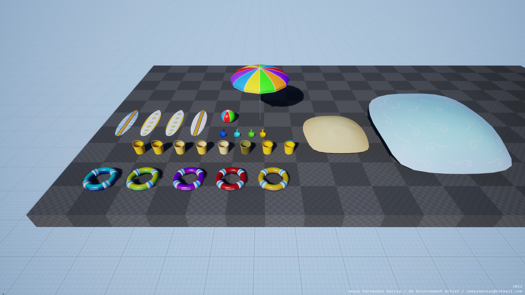 ArtStation - Beach Props Pack JFG V2 | Resources