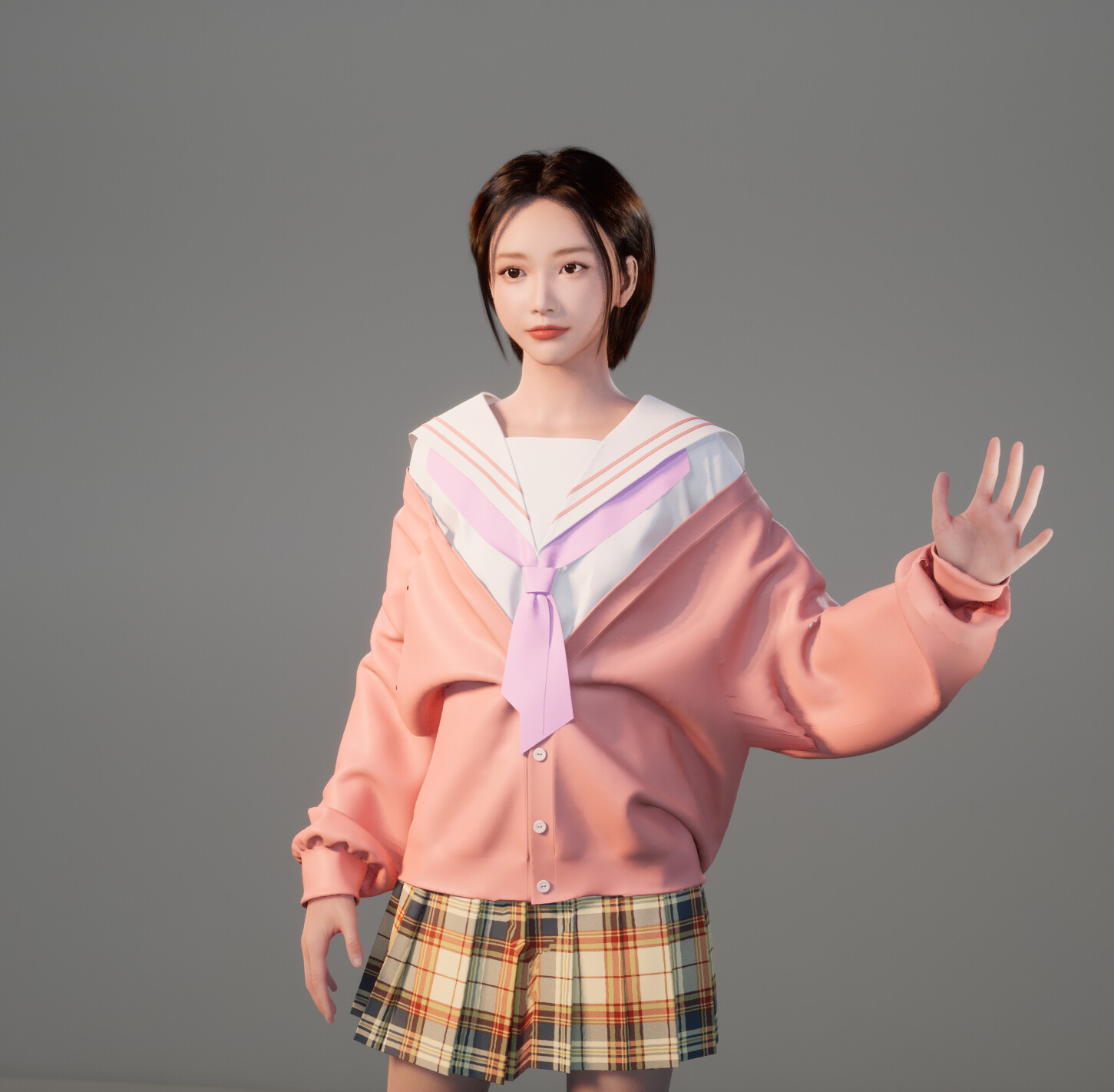 ArtStation - YUJIN-Young short haired girl--Metahuman/Unreal engine 5 ...