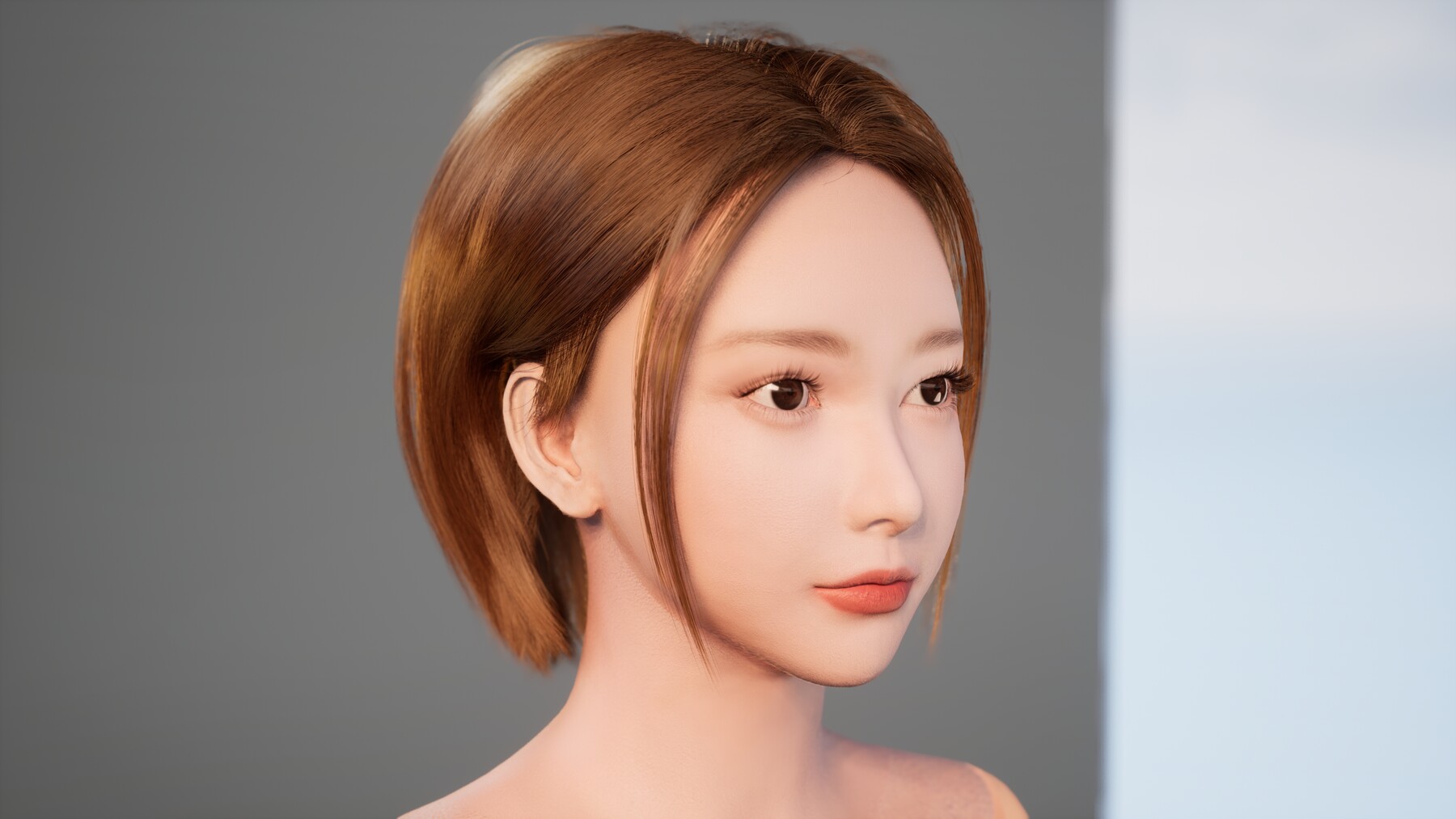 ArtStation - YUJIN-Young short haired girl--Metahuman/Unreal engine 5 ...