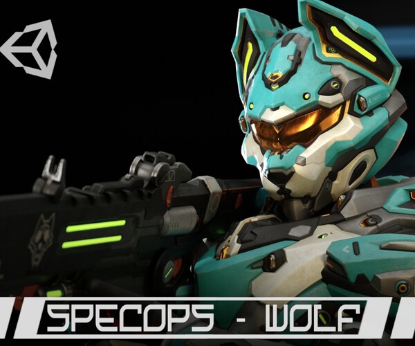 ArtStation - Liv - SpecOps: Wolf | Game Assets