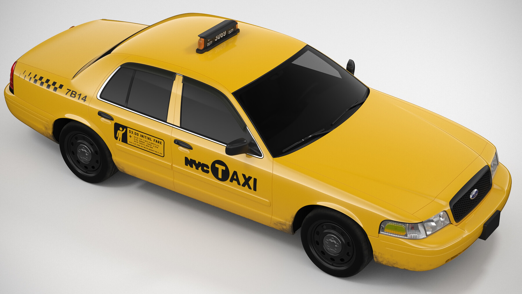 ArtStation - Ford Crown Victoria NYC Taxi | Resources