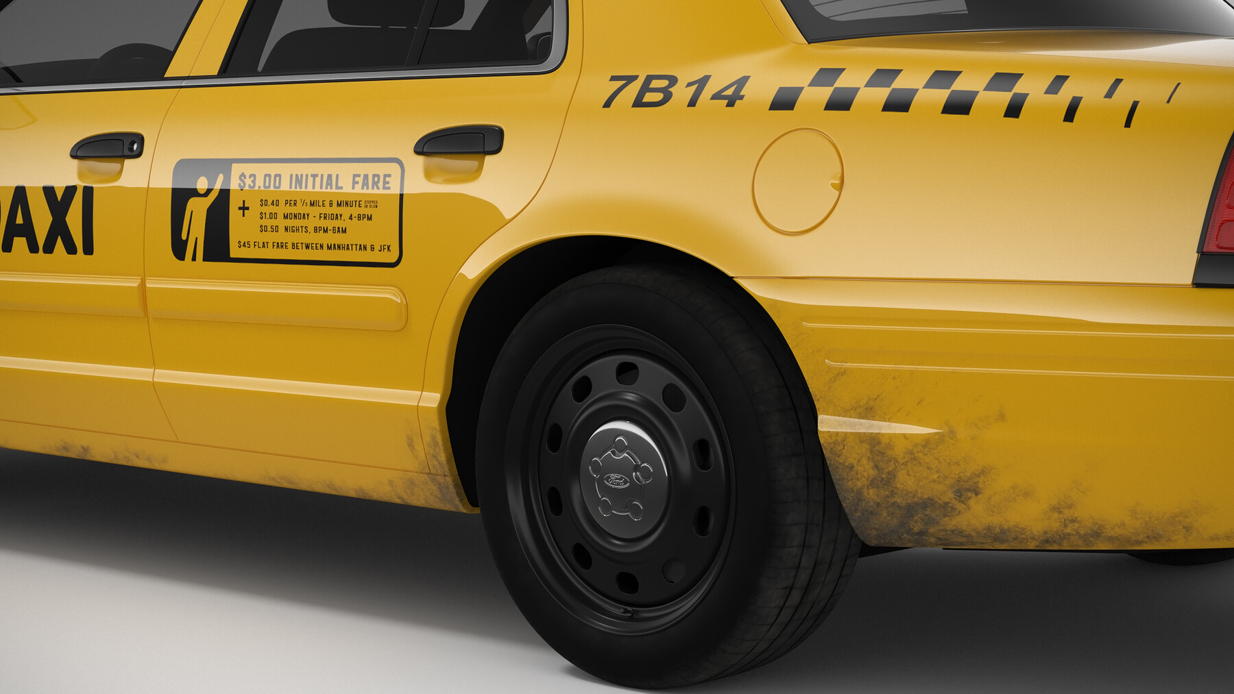 ArtStation - Ford Crown Victoria NYC Taxi | Resources