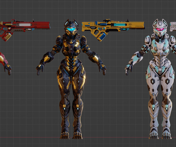 ArtStation - Liv - SpecOps: Wolf | Game Assets