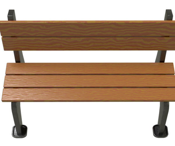 ArtStation - Park Bench | Game Assets
