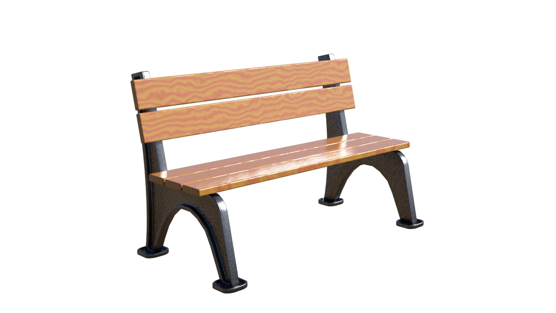 ArtStation - Park Bench | Game Assets