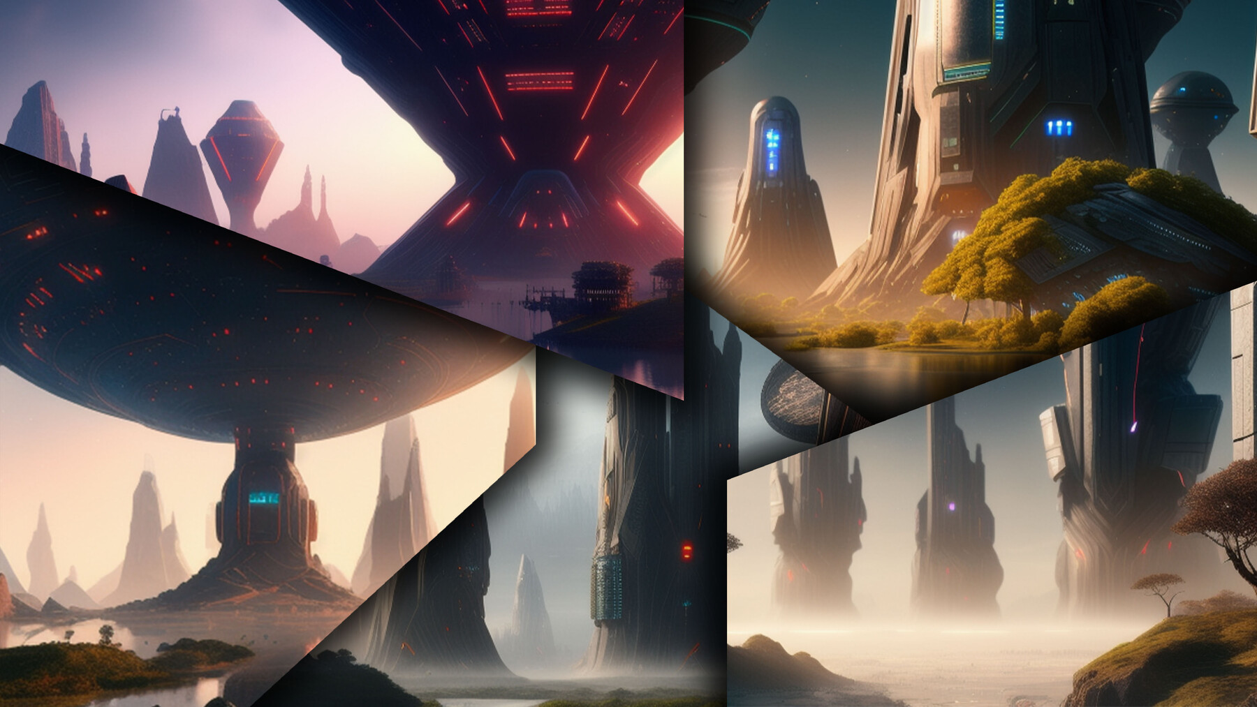 ArtStation - 142 Sci-Fi Environment (More Than 8K Resolution) | Artworks