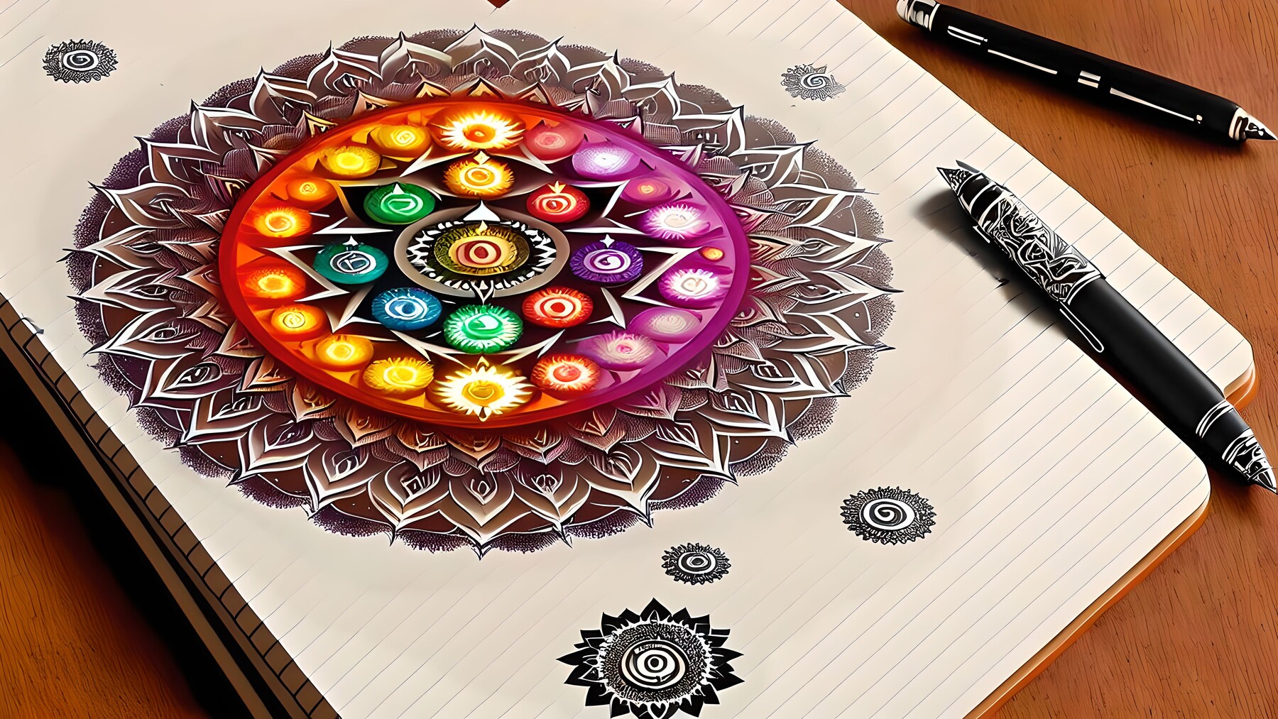 ArtStation - Mandala notebook 4K wallpapers (pack of 65 illustrations ...